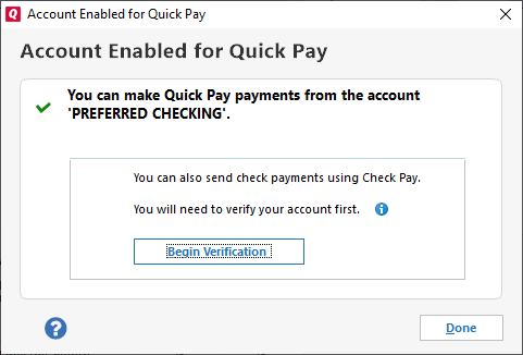 Quicken Bill Manager: How To Set Up Quick Pay and Check Pay