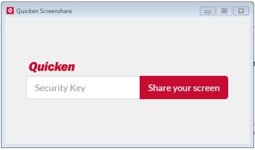 Use Screenshare with Quicken Support